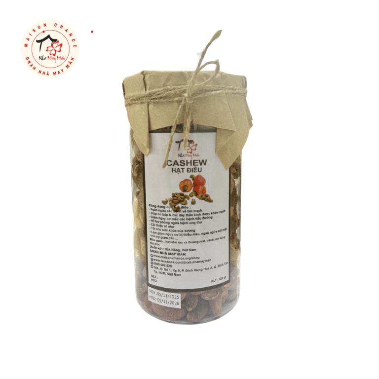 Noix de cajou grillées salées - Nhà May Mắn - Maison Chance